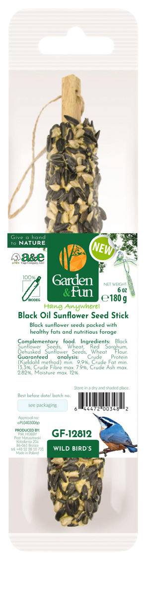 A&E Cage Black Oil Sunflower Wild Bird Seed Stick - Ukiah, CA ...